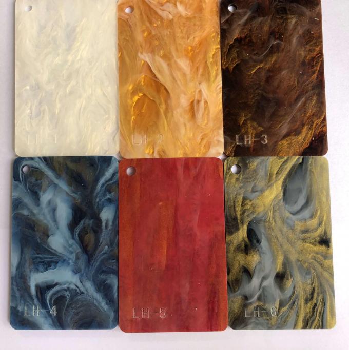 Acrylic PMMA Smoky Ripple Plastic Sheet 15mm Thickness