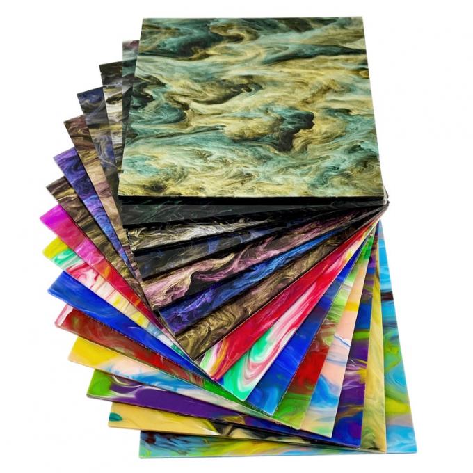 Acrylic PMMA Smoky Ripple Plastic Sheet 15mm Thickness