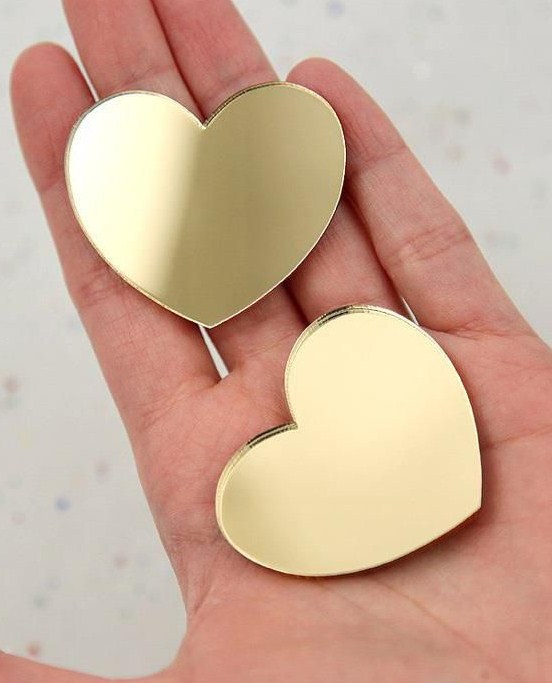 Customization Green Perspex Mirror Acrylic Sheet Laser Cut Decoration