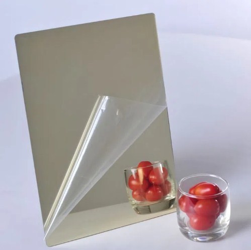 Impact Resistance Perspex Plexiglass Mirror Sheets Custom Color