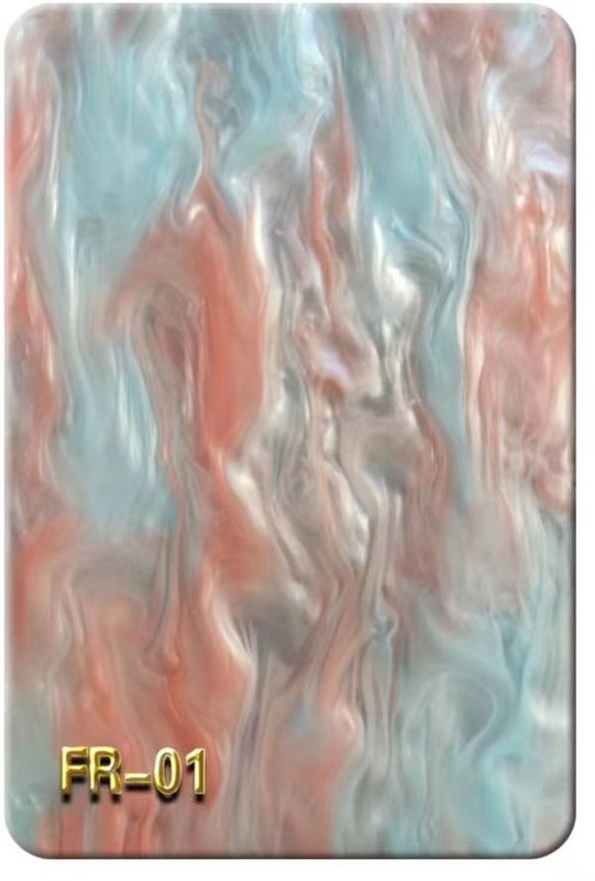 100% Virgin Colored Pearl Acrylic Sheet for Advertising & Crafts