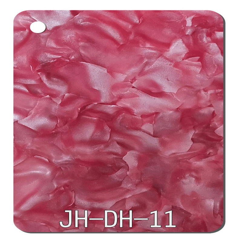 Multifunction Plexiglass Pearl Acrylic Sheets Pink Color 48 X 96