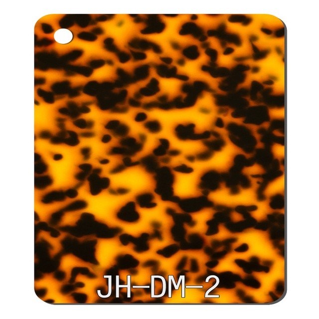 Tortoise Shell Decorative Acrylic Sheets 9mm Plexiglass Sheets 36 X 48