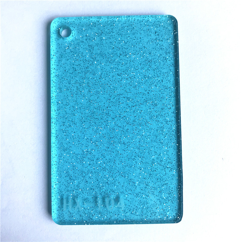 Light Blue Clear Acrylic Glitter 36 X 36 Acrylic Sheet For Kitchens 1 ...
