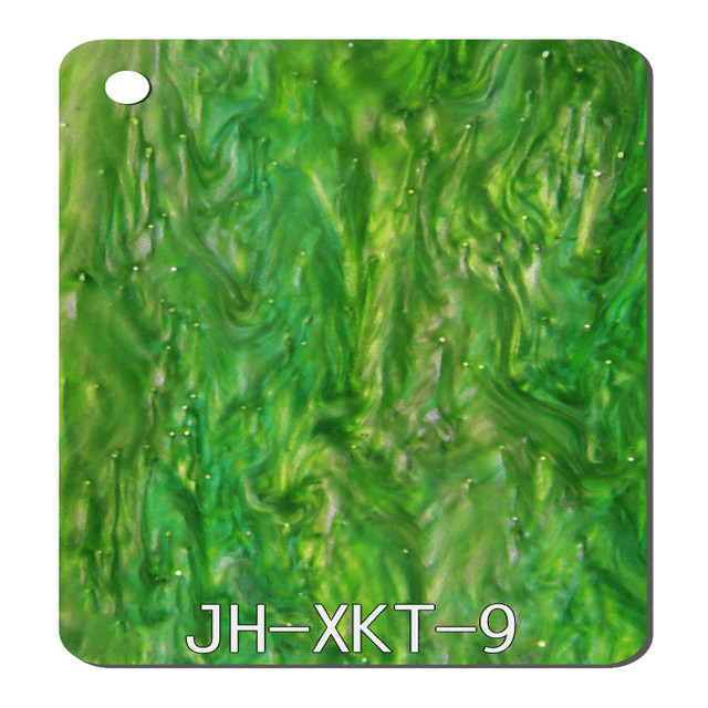 Plastic Pattern Acrylic Sheet 1220x2440mm Cut To Size Green Starry ...