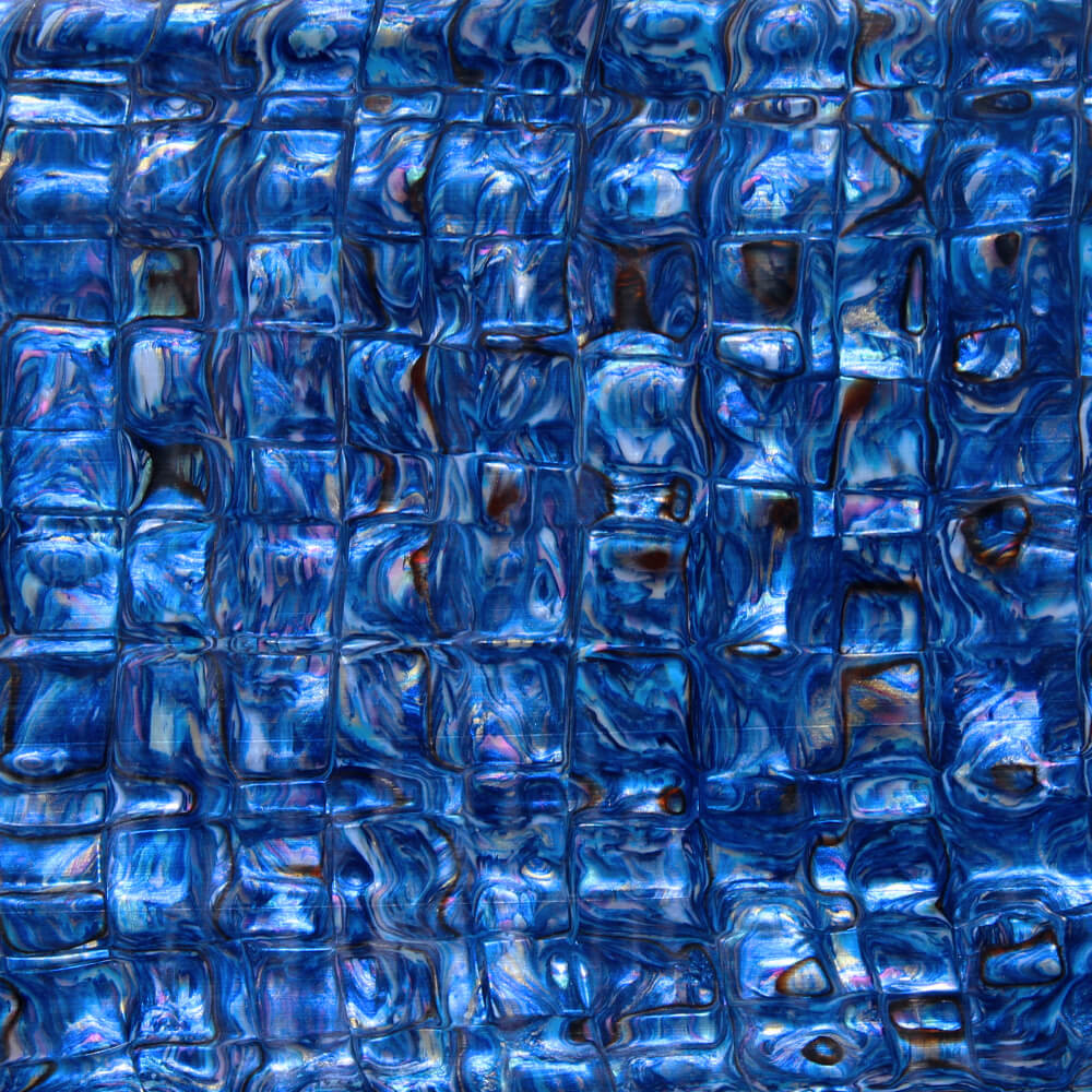 Glossy Blue Celluloid Plastic Sheet Strip Decorative Celluloid Ping ...