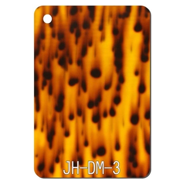 5mm 6mm 8mm 10mm Tortoise Shell Acrylic Sheet For Laser Cutting