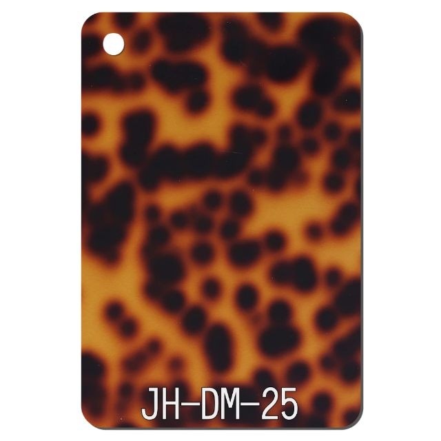 3mm Plexiglass Laser Cut Tortoise Shell Acrylic Sheet For Handbag